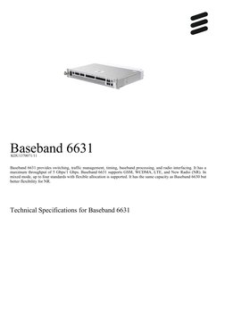 6631 Baseband | PDF | Electrical Connector | Electrical Engineering
