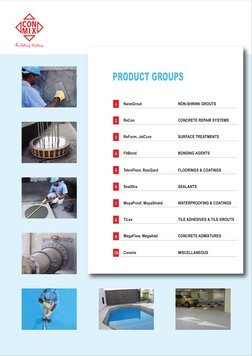 Conmix Construction Chemicals Overview | PDF | Concrete | Flooring