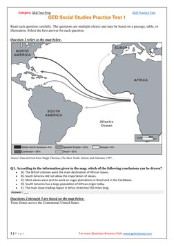 GED Social Studies Practice Test Guide | PDF | Sixth Amendment To The ...