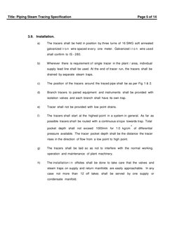 Steam Tracing System Standards | PDF | Steam | Pipe (Fluid Conveyance)