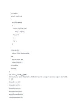 DSA Codes - Hackerrank - All | PDF | Namespace | Computer Programming