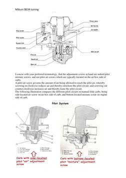 Mikuni BS34 Carburetor Tuning Guide | PDF | Carburetor | Machines