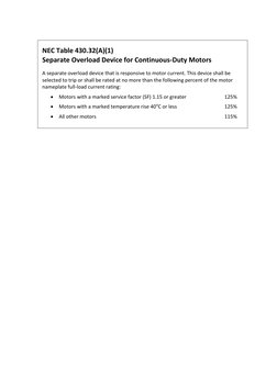 Overload Protection for Continuous-Duty Motors | PDF