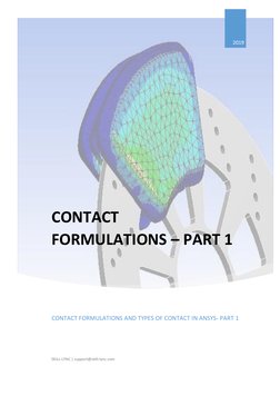 ANSYS Contact Formulations Overview | PDF | Mathematical Optimization ...