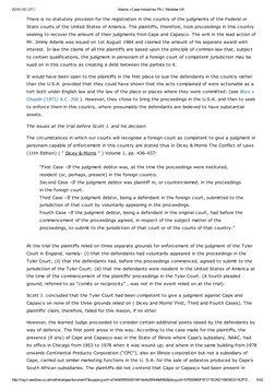 Adams V Cape Industries PLC - Westlaw UK | PDF