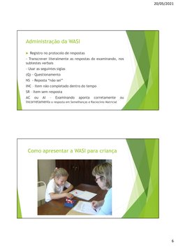 Instruções para Aplicação do Teste WASI | PDF | Quociente de ...