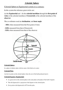 Celestial Sphere and Navigation Basics | PDF | Solar Eclipse | Apsis