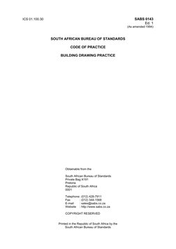 Sans 10143 | PDF | Drawing | Roof