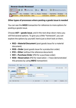 Post Goods Issue in SAP VL02N Guide | PDF | Logistics | Business ...