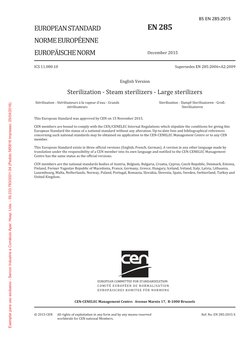 BS en 285-2015 | PDF