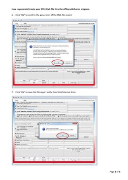 Generate 1701 XML via eBirForms Offline | PDF | Computer File | Screenshot