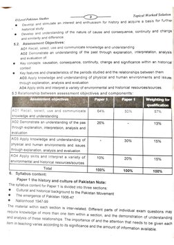 O Level History (Topical Solved Resources Pack With Marking Scheme ...
