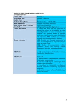Glass Fragment Analysis in Forensics | PDF | Fracture | Glasses