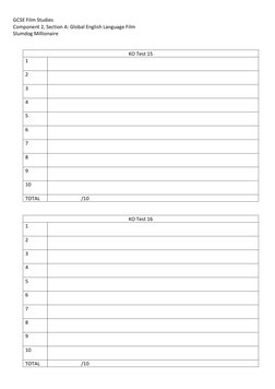 Slumdog Millionaire Film Study Guide | PDF | Narrative | Plot (Narrative)
