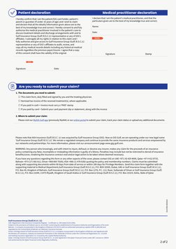 GIG Insurance Claim Reimbursement Form | PDF | Patient | Bahrain