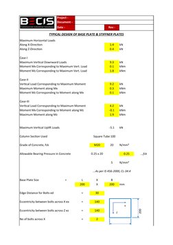Base Plate Design and Calculation Guide | PDF | Stress (Mechanics ...