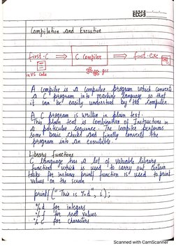 C Programming Handwritten Notes | PDF
