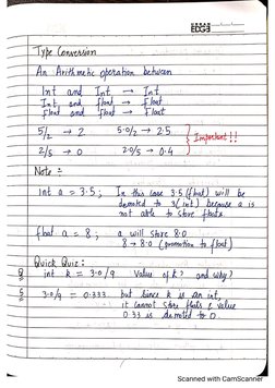 C Programming Handwritten Notes | PDF