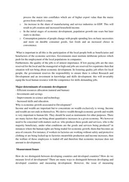 Introduction to Development Studies Notes | PDF | Gross Domestic ...