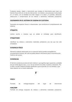 Glosario de Términos Criminalísticos | PDF | Ciencia forense ...
