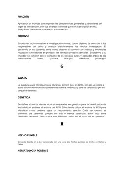 Glosario de Términos Criminalísticos | PDF | Ciencia forense ...