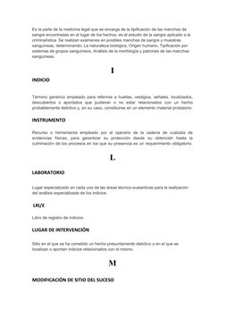 Glosario de Términos Criminalísticos | PDF | Ciencia forense ...