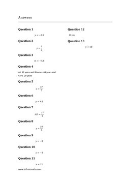 GCSE Linear Equations Practice Worksheet | PDF | Equations | Area