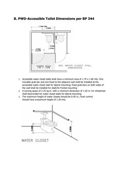 PWD Ramp and Toilet Standards BP 344 | PDF | Flooring | Building ...