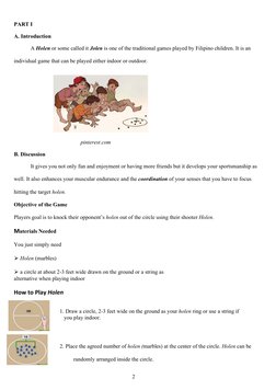 How to Play Holen: A Filipino Game Guide | PDF | Sports & Recreation