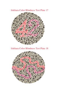 Ishihara Color Test Instructions | PDF | Visual Impairment | Color
