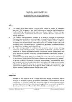 HTLS Conductor Technical Specification | PDF | Electrical Resistivity ...