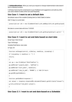 Auto-Populating and Validating Date Fields - Blogs - Blog - ServiceNow ...