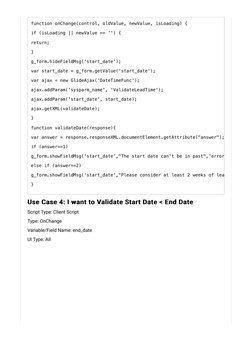 Auto-Populating and Validating Date Fields - Blogs - Blog - ServiceNow ...