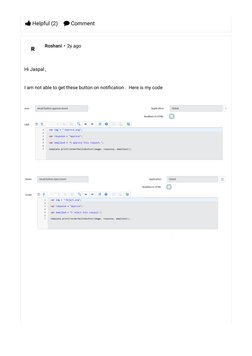 Approve-Reject Button in Approval Notification - IT Service Management ...