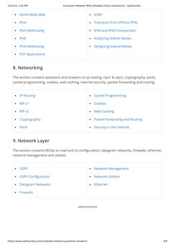 Computer Network MCQ (Multiple Choice Questions) - Sanfoundry | PDF ...