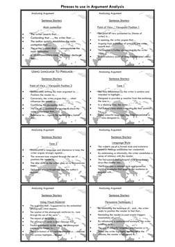 Argument Analysis: CD FAST CAT Guide | PDF | Argument | Metaphor
