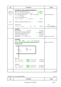 Two-Way Restrained Slab Design Example | PDF | Mechanical Engineering ...