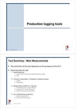 Production Logging Tool Interpretation Guide | PDF | Reynolds Number ...