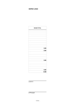 Program of Works Template for Schools | PDF | Business
