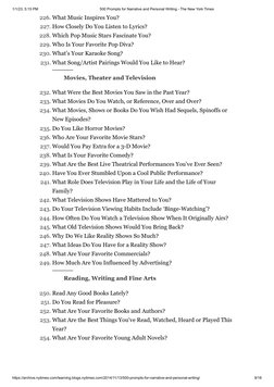 500 Personal Narrative Writing Prompts | PDF | Schools | Teachers