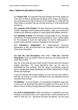 Preparing Detailed Unit Price Analysis | PDF | Taxes | Value Added Tax