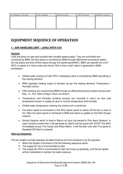 BMS Sequence of Operation Overview | PDF | Building Automation ...