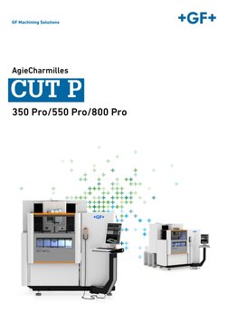 Agiecharmilles Cut P Pro Serie - en PDF | PDF | Machining | Automation