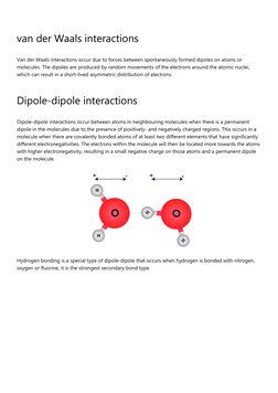 Primary and Secondary Bonds Explained | PDF | Chemical Bond ...
