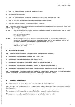 DIN EN 10131: Deutsche Norm | PDF | Sheet Metal | Engineering Tolerance