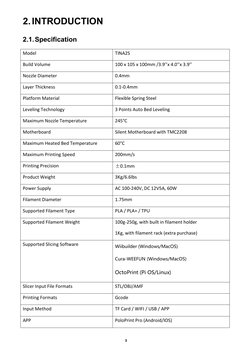 Weefun Tina2S 3D Printer Guide | PDF | Computer Network | 3 D Printing