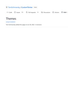 CustomTkinter Official Documentation | PDF | Class (Computer ...