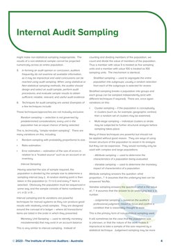 Internal Audit Sampling by IIA | PDF | Sampling (Statistics) | Statistics