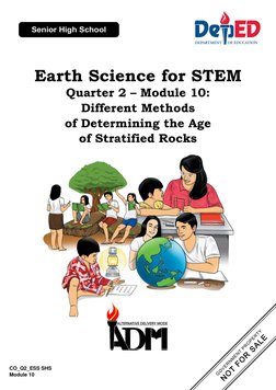 Earth Science For STEM: Quarter 2 - Module 10: Different Methods of ...
