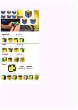 Rubik's Cube 3rd Layer Formula Guide | PDF | Language Arts & Discipline ...